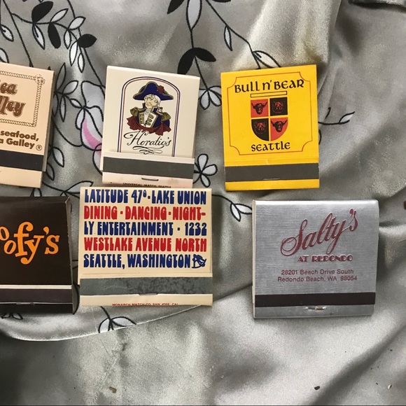 Vintage | Other | Vintage Seattle Collectible Matchbooks | Poshmark
